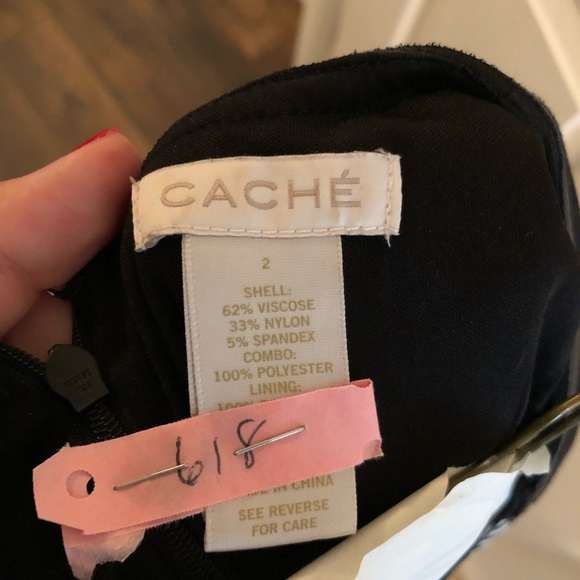 Cache | Dresses | Cache Size 2 Back Zip Wear To Work Lbd Cap Sleeve ...